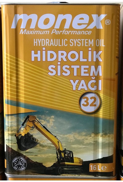 Monex 32 Hidrolik Yağ 16 L