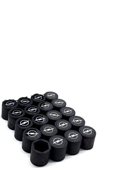 HLD Opel Silikon Bijon Kapağı Seti 20 Adet Siyah HLD Opel Silikon Bijon Kapağı Seti 20 Adet Siyah