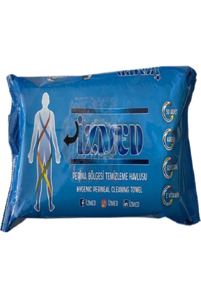 Izmed Perina Bölgesi Temizleme Havlusu 50'Li Izmed Perina Bölgesi Temizleme Havlusu 50'Li