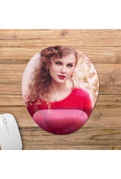 Pixxa Taylor Swift Bilek Destekli Mousepad Model - 6 Oval Pixxa Taylor Swift Bilek Destekli Mousepad Model - 6 Oval