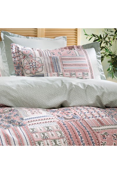Yataş Bedding Mira Ranforce Tek Kişilik Nevresim Takımı - Pembe