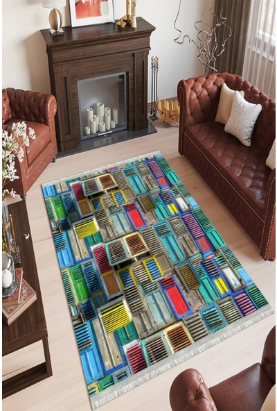 Apree Home Perla Soft Bambu Kaymaz Tabanlı Modern Yıkanabilir Antibakteriyel Halı ve Yolluk