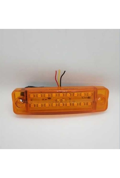 Tas Çakarlı Parmak Lamba 18 Ledli Sarı 12V-24V Tas Çakarlı Parmak Lamba 18 Ledli Sarı 12V-24V