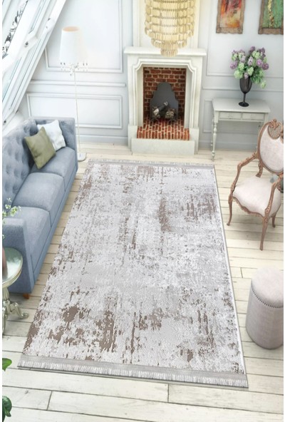 Apree Home Perla Soft Bambu Kaymaz Tabanlı Modern Yıkanabilir Antibakteriyel Halı ve Yolluk