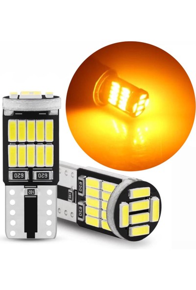 Sisa T10 LED 26 Ledli W5W Metal Ultra Power Beyaz Parkplaka Tavan Ampulü 2 Adet Sisa T10 LED 26 Ledli W5W Metal Ultra Power Beyaz Parkplaka Tavan Ampulü 2 Adet