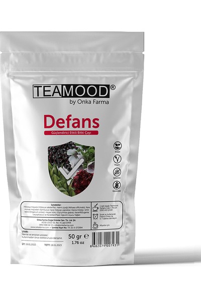 Teamood Defans Çayı 50 gr Teamood Defans Çayı 50 gr