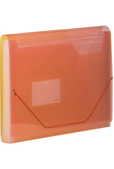 Kraf Körüklü Dosya 13 Cep Lastikli F4302 Mavi