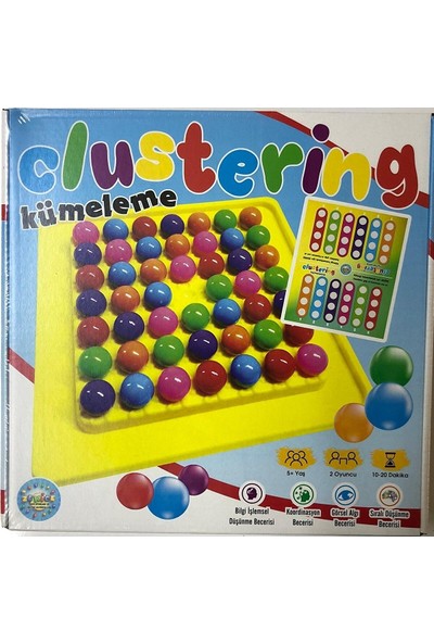 Zekice Renkli Küre Kümeleme Oyunu Clustering Oyunu Akıl ve Beceri Oyunu Eğitici Oyuncaklar Zekice Renkli Küre Kümeleme Oyunu Clustering Oyunu Akıl ve Beceri Oyunu Eğitici Oyuncaklar