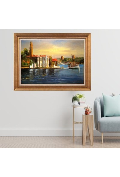 Altın Varaklı Dekoratif Tablo