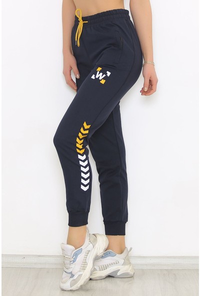 Erdmsp Baskılı Eşofman Altı Lacivert - 9447.1250.