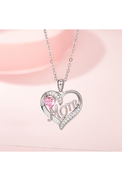 Leiog Kalp Kristal Kolye (Yurt Dışından)