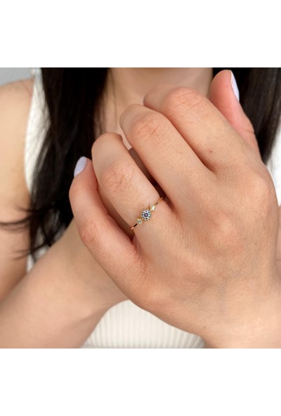 Kayra Mücevher Şirinler Altın Yüzük YZ142 Kayra Mücevher Şirinler Altın Yüzük YZ142
