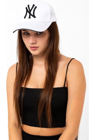 Saria Moda Ny Nakışlı Unisex Kep Saria Moda Ny Nakışlı Unisex Kep