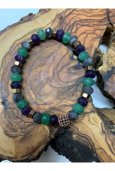 Ametist, Labradorit,aventurin Bileklik Ametist, Labradorit,aventurin Bileklik