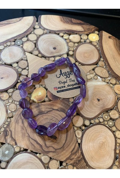 Ametist Kırık Taş Bileklik Ametist Kırık Taş Bileklik