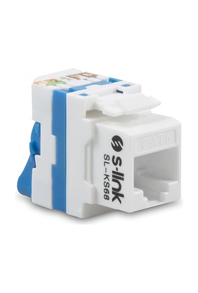 S-Link SL-KS68 Cat6 Keystone Jack S-Link SL-KS68 Cat6 Keystone Jack
