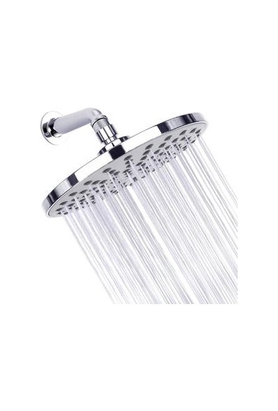 Zssld 8 Inç Banyo Üst Sprey Duş Yuvarlak Galvanik Üst Duş Başlığı Duş Bataryası Ultra Ince Büyük Yağış Duş Başlığı | Duş Başlıkları (Yurt Dışından)