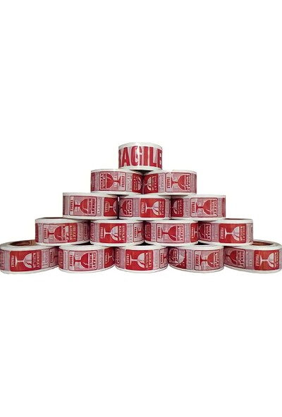 Deniz bant Dikkat Kırılır Fragile Baskılı Koli Bandı 45mm x 100mt (1 Adet) Deniz bant Dikkat Kırılır Fragile Baskılı Koli Bandı 45mm x 100mt (1 Adet)