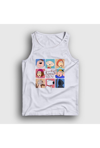 Presmono Beyaz Poster Family Guy Atlet
