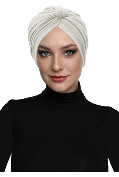 Fidan Bone Kristal Tüllü Astarlı Krem Hazır Türban Tesettür Abiye Bone Fidan Bone Kristal Tüllü Astarlı Krem Hazır Türban Tesettür Abiye Bone
