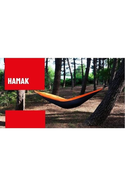 North Pasific Turuncu- Siyah Hamak