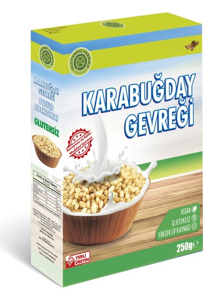 Glutensiz Fabrika Glutensiz Karabuğday Gevreği Tarçınlı 250 gr Katkısız Glutensiz Fabrika Glutensiz Karabuğday Gevreği Tarçınlı 250 gr Katkısız