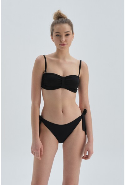 Dagi Siyah Straplez Bikini Üst