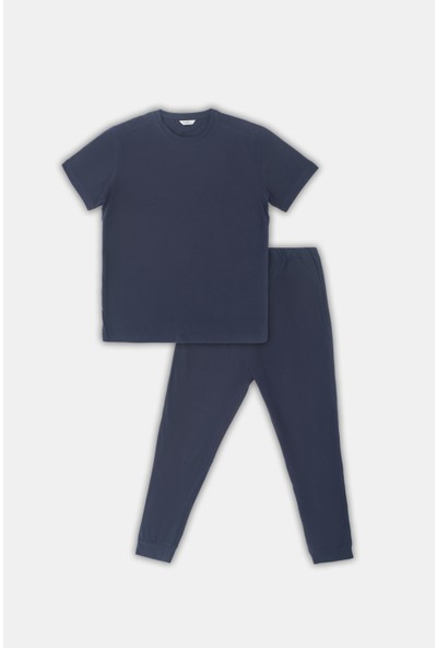 Dagi Pamuklu Lacivert Pijama Takım