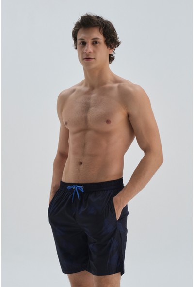 Dagi Lacivert Mıcro Orta Yelkenli Des. Şort