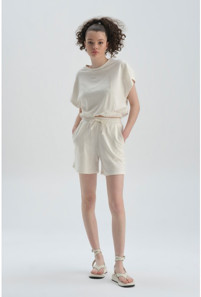 Dagi Ekru Şort Dagi Ekru Şort
