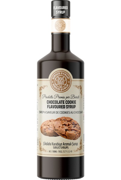Sirius Premium Çikolata Kurabiye Aromalı Şurup 700 ml