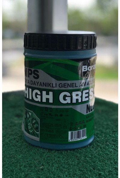 Borax Suya Dayanıklı Genel Amaçlı Yeşil Kauçuk Gress 4kg