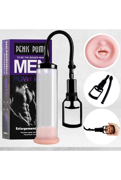 Drlove Penis Pump Men Güçlü Vakumlu Penis Pompası + Oral Başlık Drlove Penis Pump Men Güçlü Vakumlu Penis Pompası + Oral Başlık