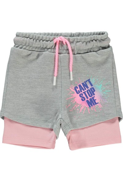 Civil Girls Kız Çocuk Şort 2-5 Yaş Grimelanj