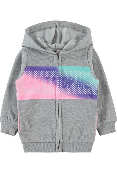 Civil Girls Kız Çocuk Kapüşonlu Hırka 2-5 Yaş Grimelanj
