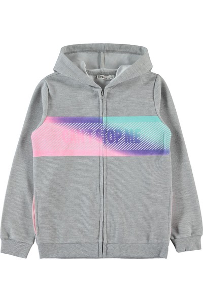 Civil Girls Kız Çocuk Kapüşonlu Hırka 10-13 Yaş Grimelanj