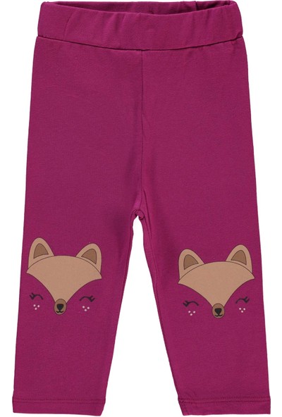 Civil Baby Kız Çocuk Tayt 6-18 Ay Mor