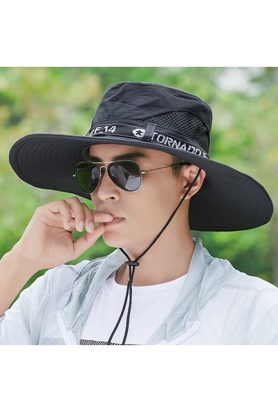 Hi Stores Erkek Güneş Şapkası - Mavi (Yurt Dışından)