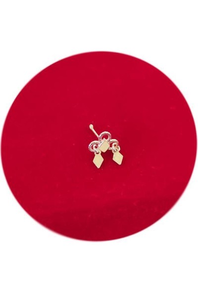 Aykat Pullu Hızma Taşsız Gümüş Kadın Hızması Hızma-14