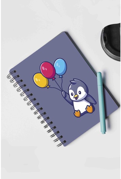 Takivis Penguen Ahşap Kapaklı Mdf Defter Takivis Penguen Ahşap Kapaklı Mdf Defter