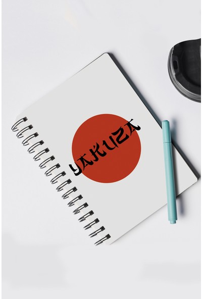 Takivis Yakuza Ahşap Kapaklı Mdf Defter