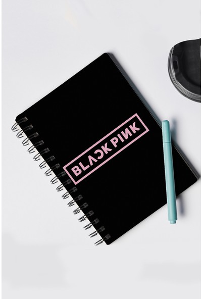 Takivis Blackpink Ahşap Kapaklı Mdf Defter