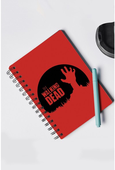 Takivis The Walking Dead Ahşap Kapaklı Mdf Defter