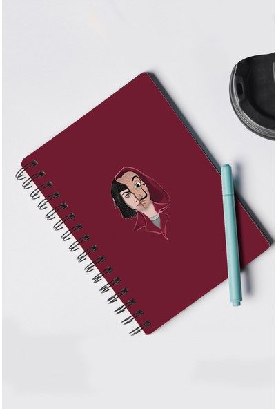 Takivis La Casa De Papel Tokyo Ahşap Kapaklı Mdf Defter