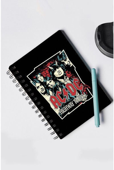 Takivis Ac&dc Ahşap Kapaklı Mdf Defter Takivis Ac&dc Ahşap Kapaklı Mdf Defter
