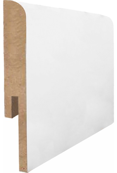 Verissimo Tina Beyaz Lake Pvc Kaplı Süpürgelik 10 cm