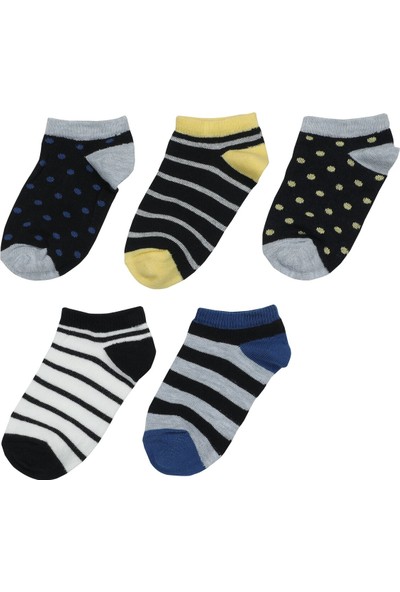 Polaris Fun Str 5 Lı Ptk-B 2fx Erkek Çocuk 5'li Patik Çorap