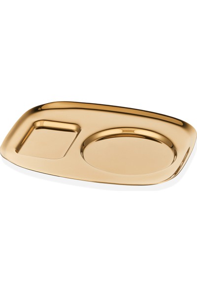 Latte Tabak - Dikdörtgen - Gold Titanyum