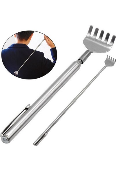 Teleskobik Sırt Kaşıyıcı Metal Kaşağı Kaşıma Aleti Sırt Kaşıma Aparatı Metal 51 cm Teleskobik Sırt Kaşıyıcı Metal Kaşağı Kaşıma Aleti Sırt Kaşıma Aparatı Metal 51 cm
