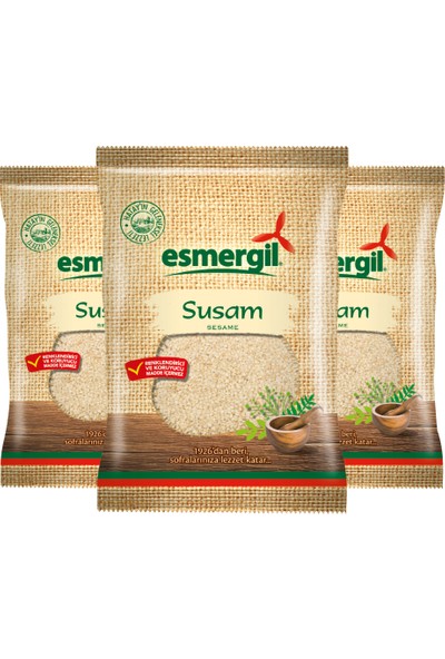 Esmergil Susam 3'lü Paket 3 x 80 gr Esmergil Susam 3'lü Paket 3 x 80 gr